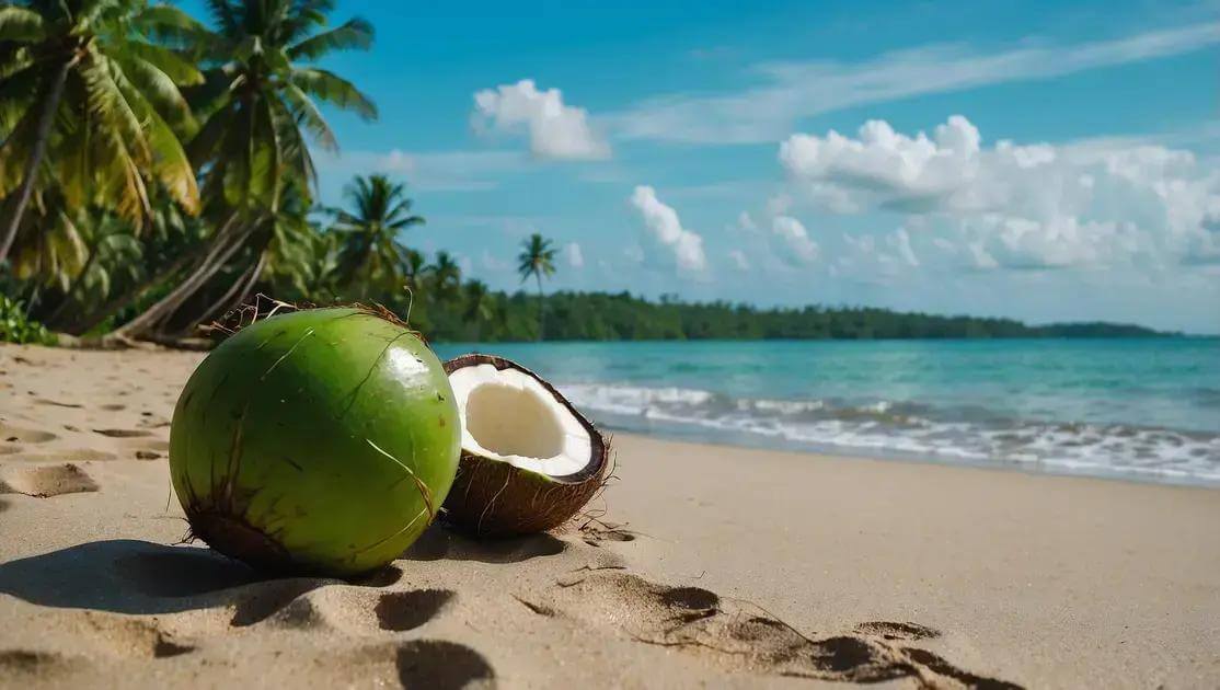 Água de coco verde: hidratação natural e seus benefícios